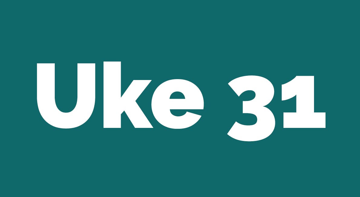 Uke 31, 2026 | Hvilken dato? - vi i villa