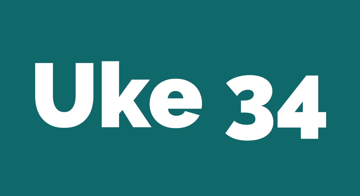 Uke 34, 2023 | Hvilken dato? - vi i villa